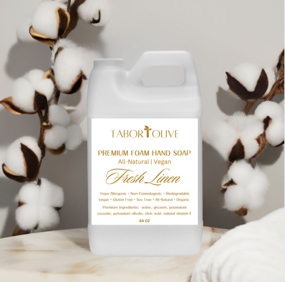 Premium Foam Hand Soap Refill | All Natural | Tabor + Olive