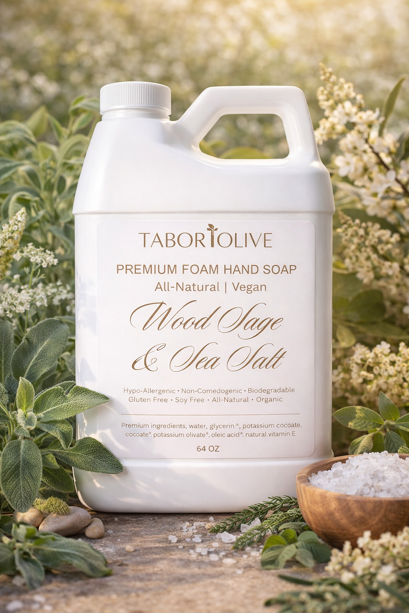 Premium Foam Hand Soap Refill | All Natural | Tabor + Olive